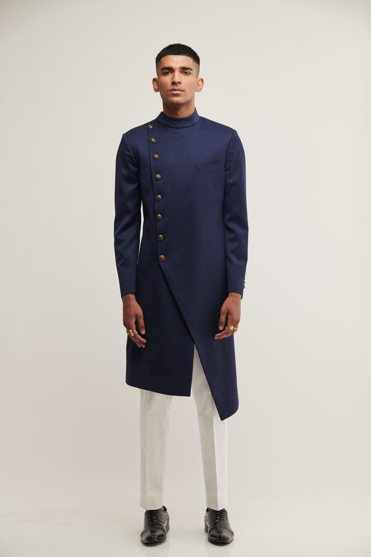 Side Open Cut Sherwani – DHRUV VAISH